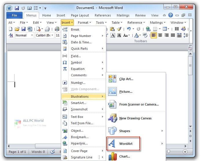 MS Word 2007 Classic Menu 9 Free Download ALL PC World