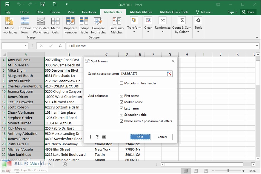 Ablebits Ultimate Suite For Excel 2022 Free Download ALLPCWorld