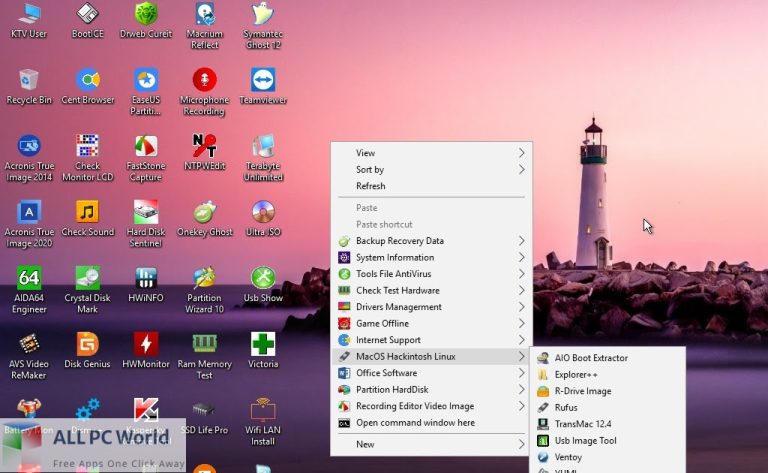 WinPE 10 KTV Version 4.1 Final 2022 Free Download - ALL PC World